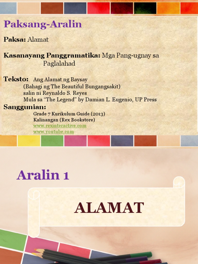 Aralin1 Secondgrading 160903185858 | PDF