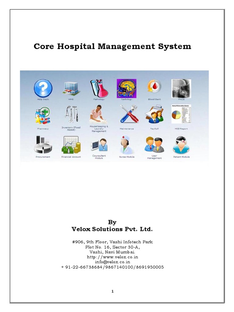 Core Hospital Management System | PDF | Hospital | Patient