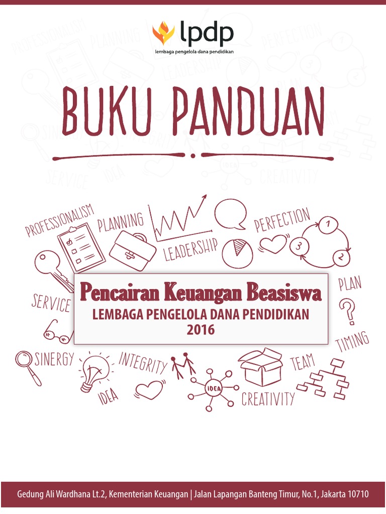 Buku Panduan Penerima Beasiswa LPDP PDF | PDF