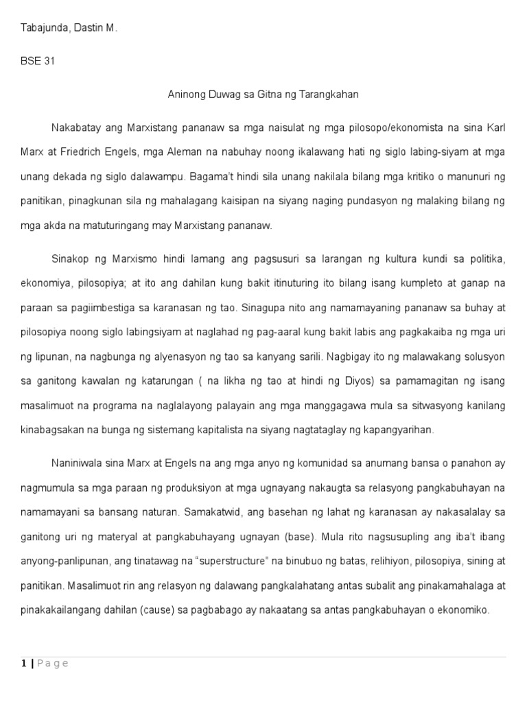 Ang Marxismo | PDF
