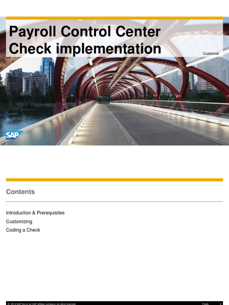 Payroll Control Center - Check Implementation Guide | PDF | Parameter ...