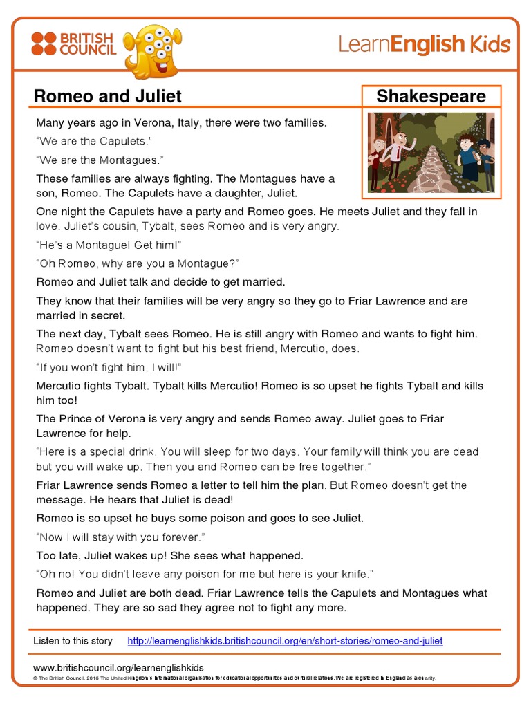 Shakespeare Romeo and Juliet Transcript | PDF
