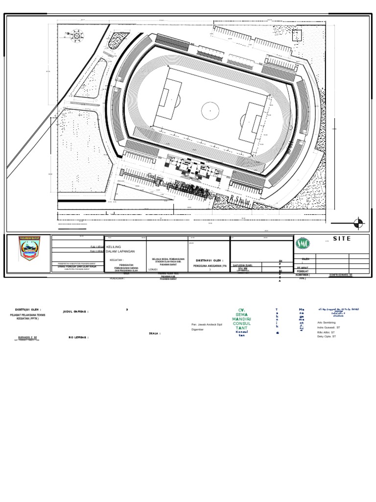 Site Plan Stadion | PDF