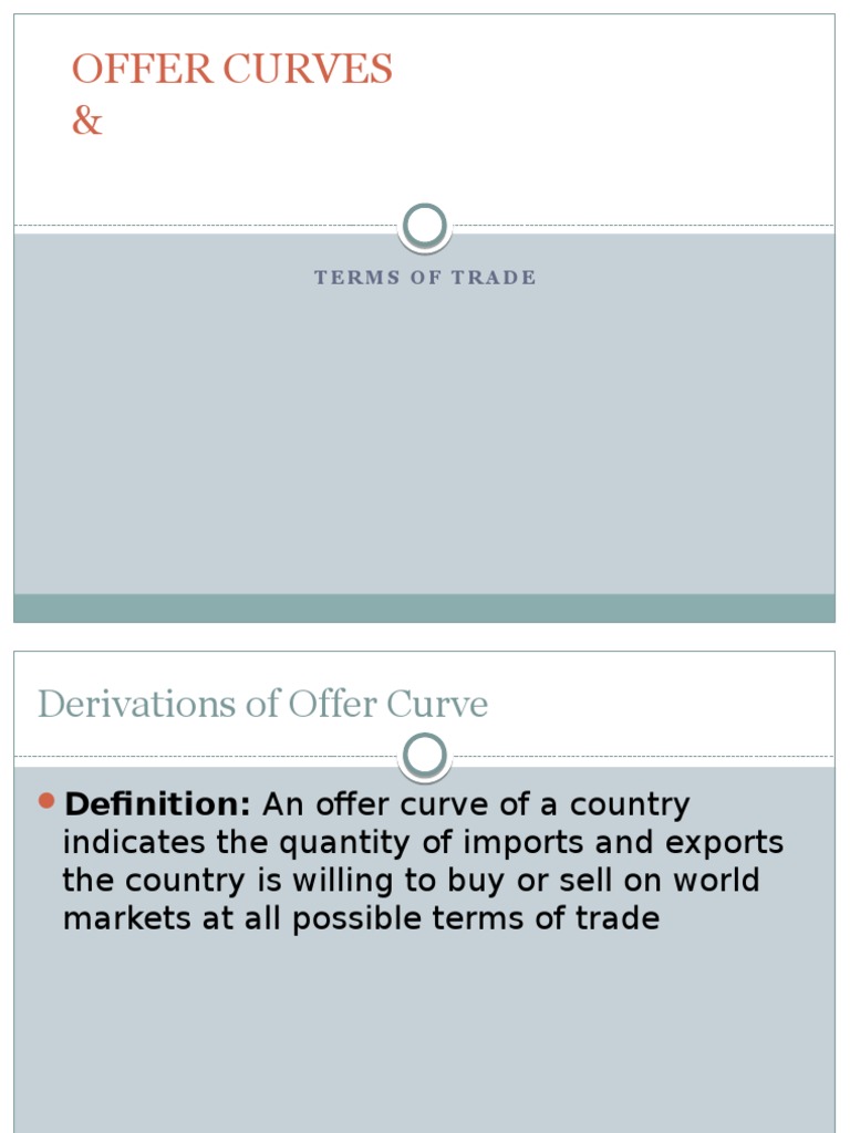 Understanding Offer Curves in Trade | PDF | Economic Equilibrium ...
