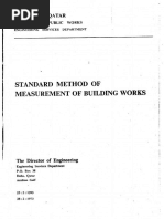 Standard Method of Measurement of Building Work (SMM7) - 7th Ed | PDF