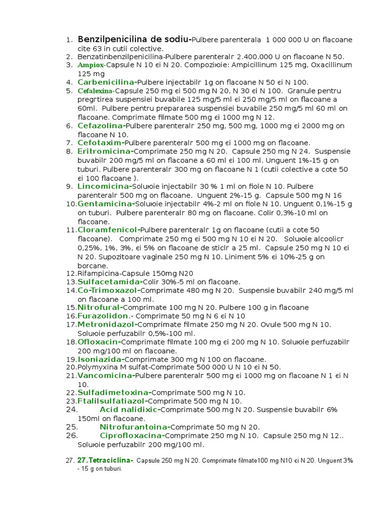 Farmacologie (Conspecte MD) | PDF | La nature