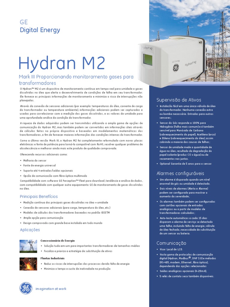 Hydran M2 GEA-12934-PT BR - 150727 - R001 - A4HR | PDF | Umidade | Transformador
