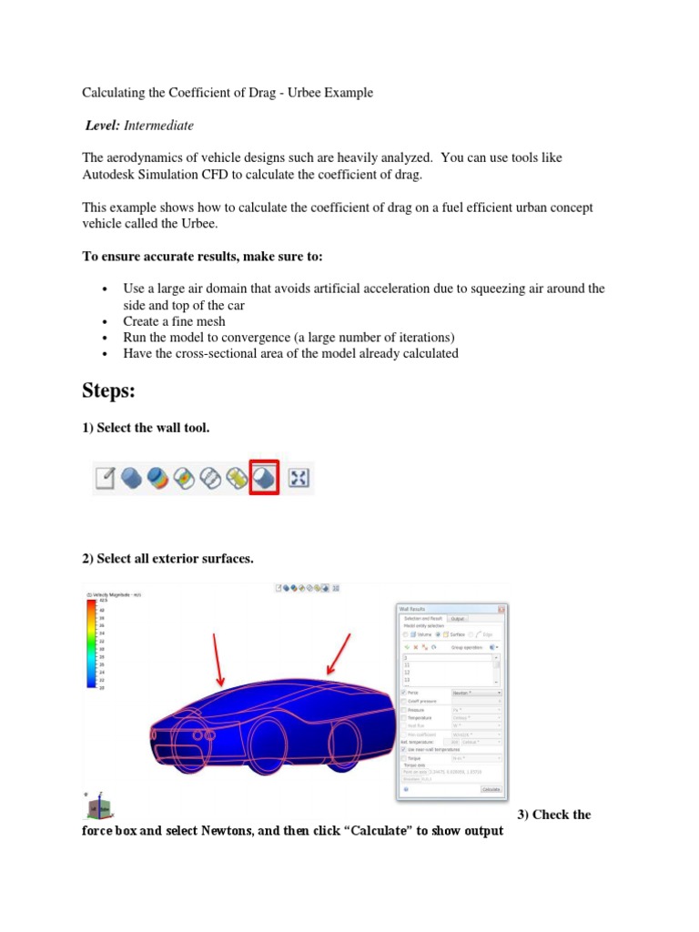 Calculating The Coefficient of Drag PDF | PDF