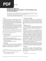 ASTM D5034 - 2021 | PDF | Textiles | Sampling (Statistics)