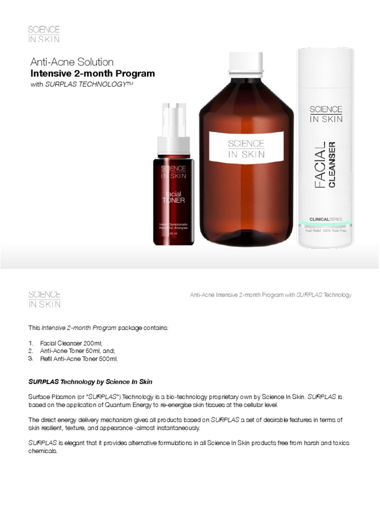 Anti-Acne 2-Month Program V4 | PDF | Acne Vulgaris | Wellness