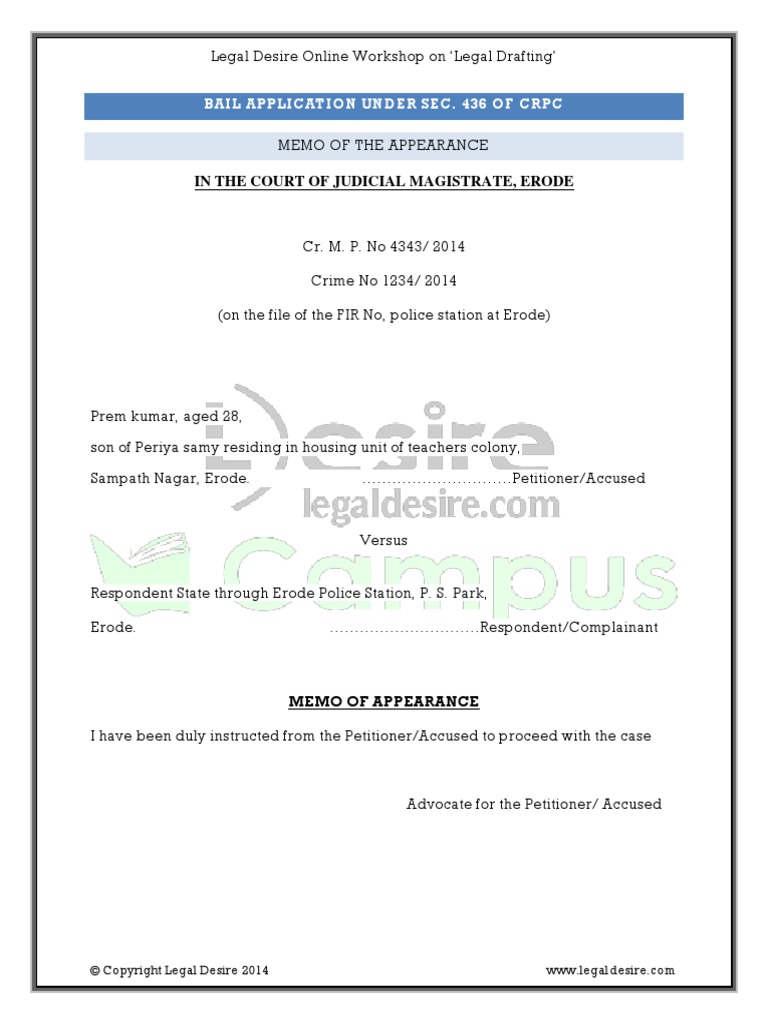 Bail Formats | Download Free PDF | Bail | Crime & Violence