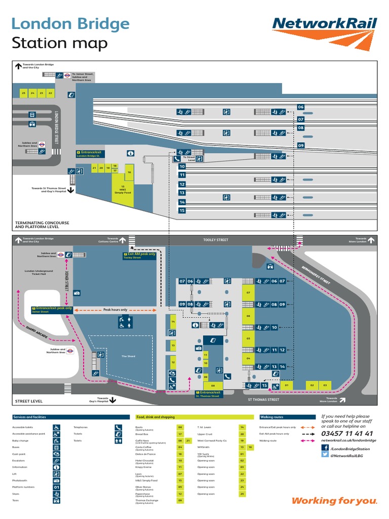 London Bridge: Terminating Concourse and Platform Level | PDF