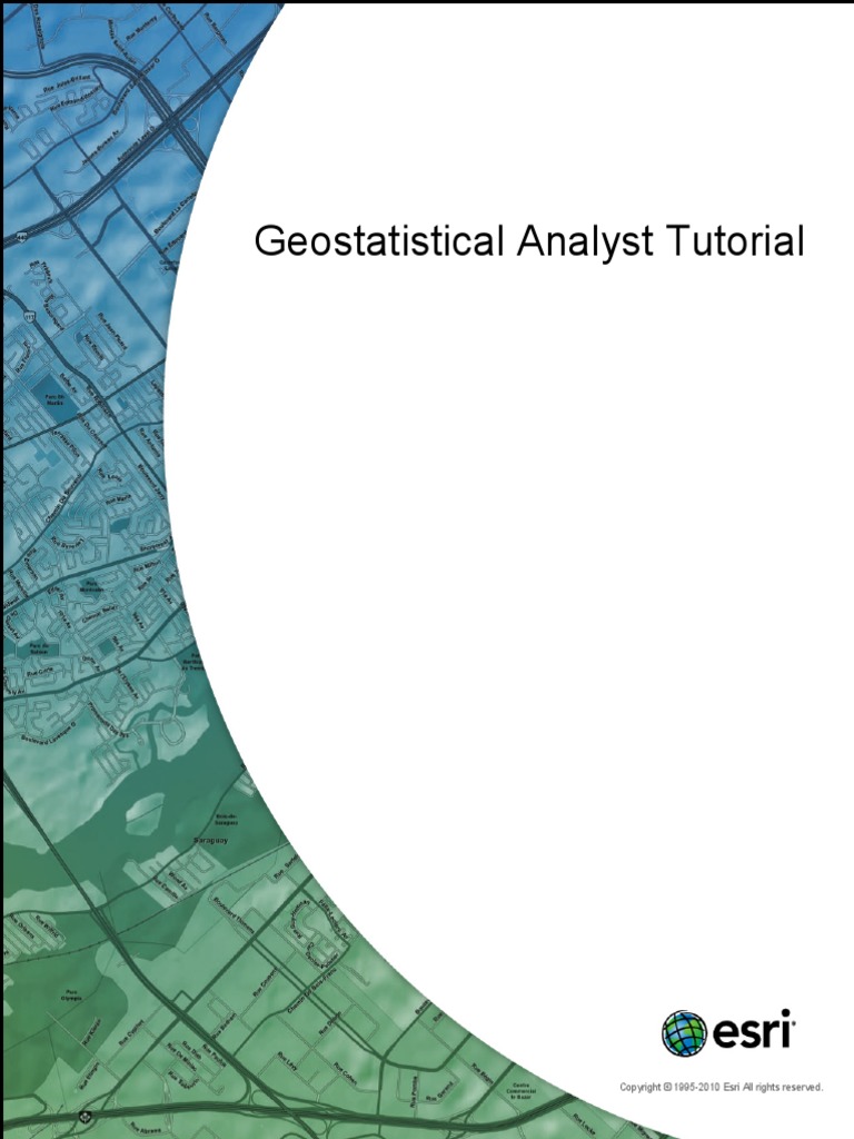 Geostatistical Analysis Tutorial | PDF | Arc Gis | Cross Validation ...