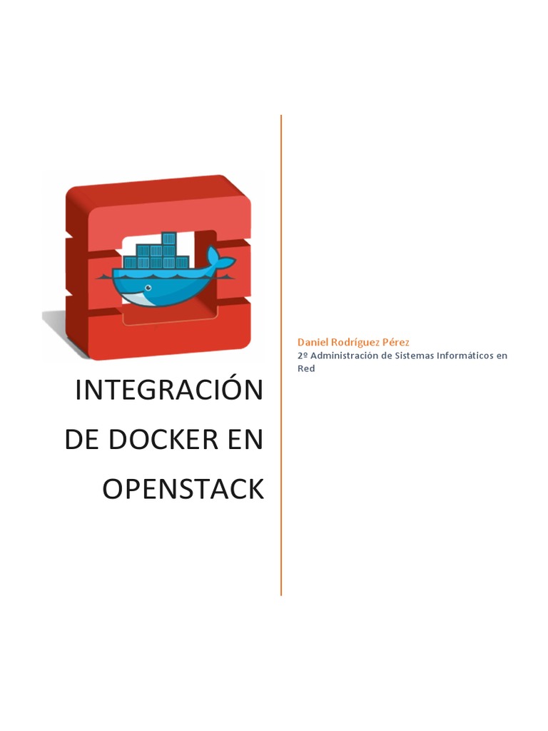 Openstack Docker | PDF | Plataforma como servicio | Pila abierta