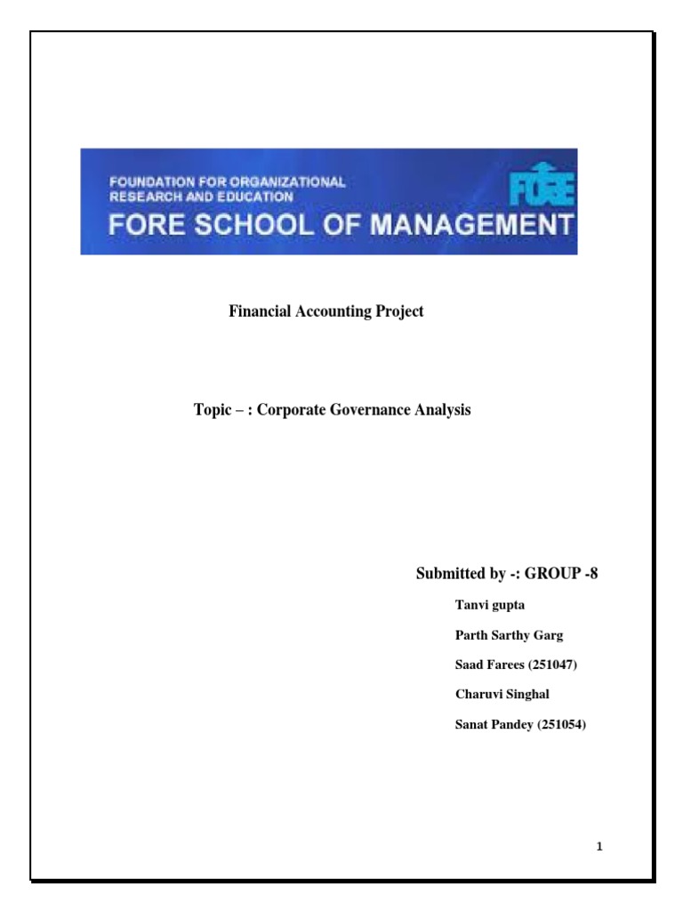 Fa Report | Download Free PDF | Board Of Directors | Financial Statement