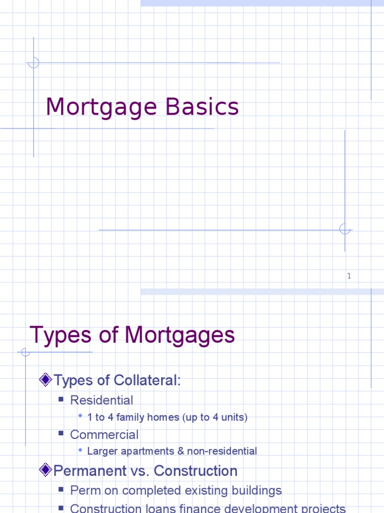 Mortgage Basics | PDF | Refinancing | Mortgage Loan
