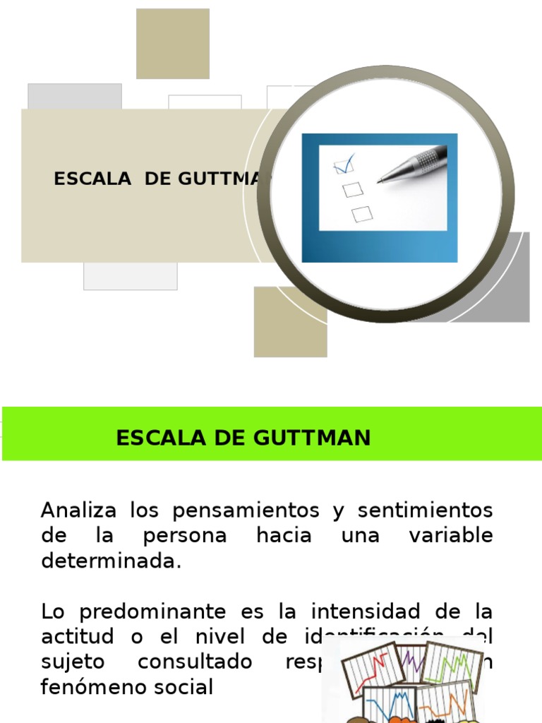 Escala de Guttman | Medición | Actitud (Sicología)