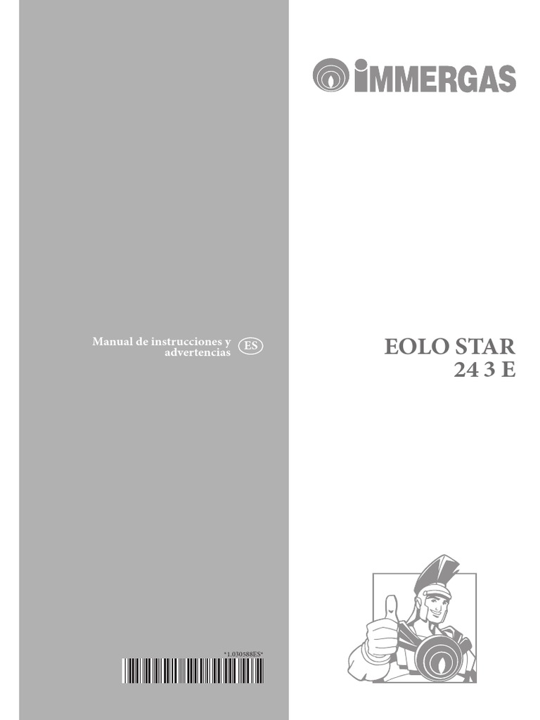 Eolo Star Manual | PDF | Aluminio | Caldera