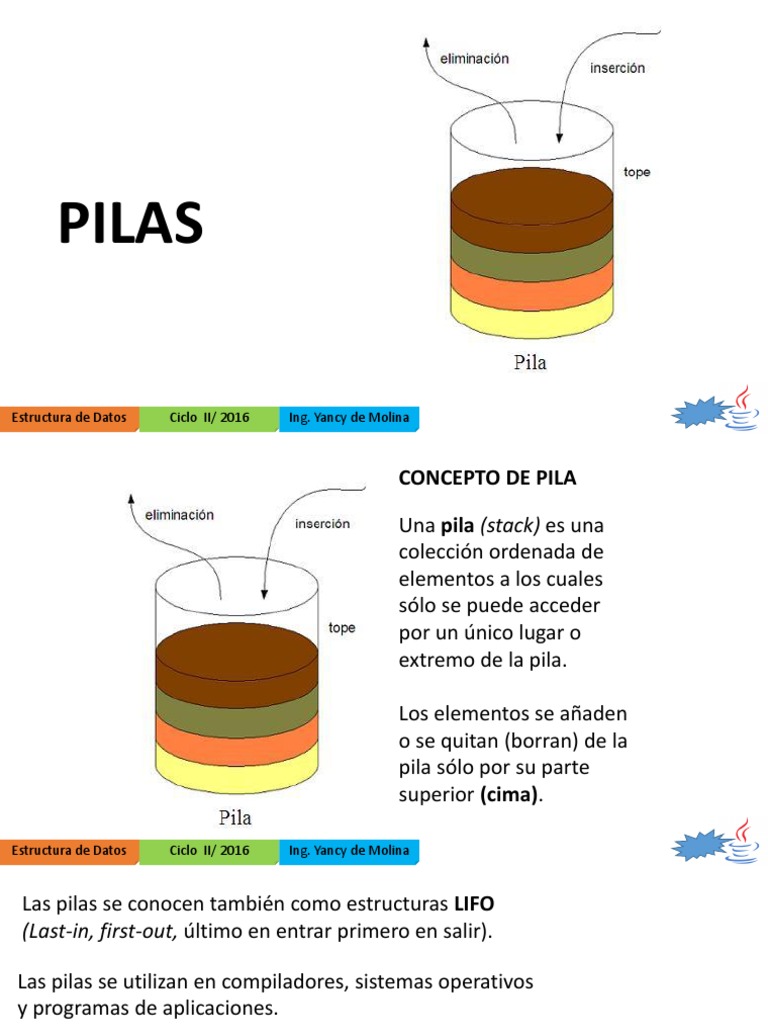 Pilas | PDF | Ingeniería de software | Ingeniería Informática