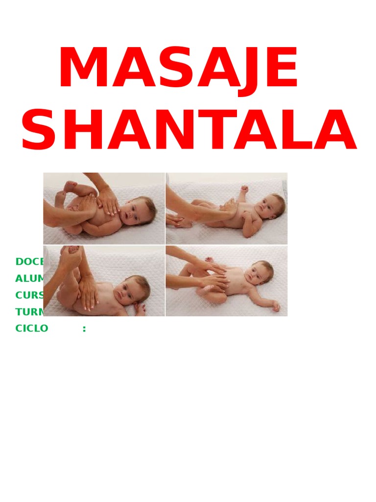 Masaje Shantala: Beneficios y Técnicas | PDF | Masaje | Parto
