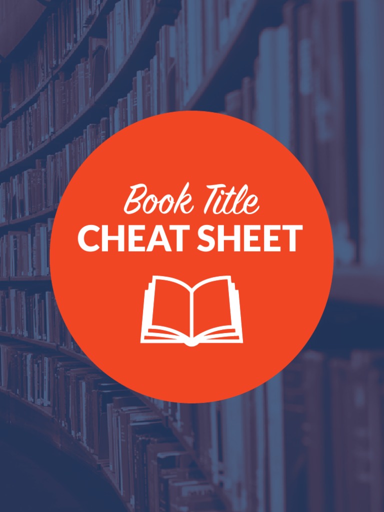 Book Title Cheat Sheet | PDF | Business