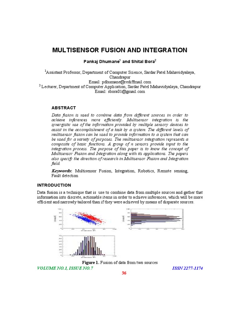 Multisensor Fusion and Integration Concepts and Applications | PDF | Information | Perception