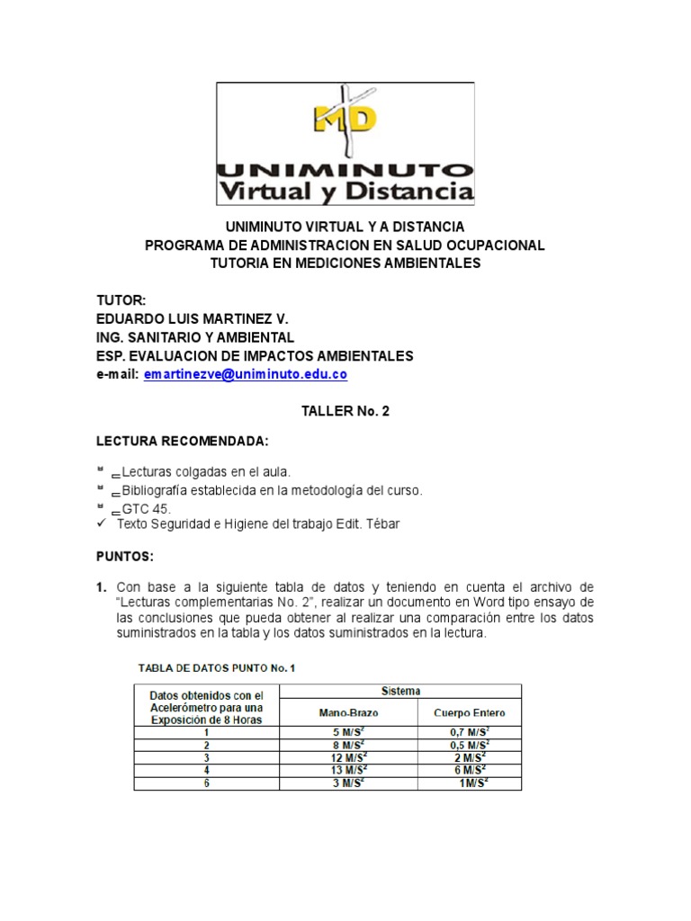 Taller de Mediciones Ambientales | PDF | Decibel | Sonido