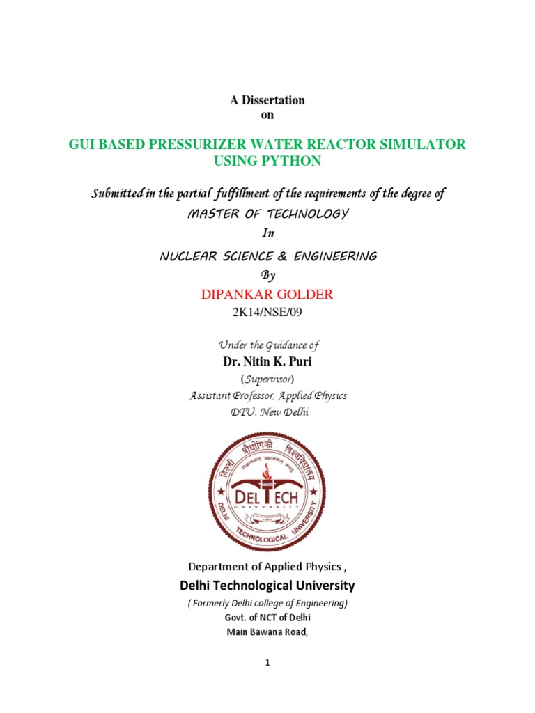 Gui Based Pwrsimulator by Python | PDF | Nuclear Reactor | Nuclear Fuel