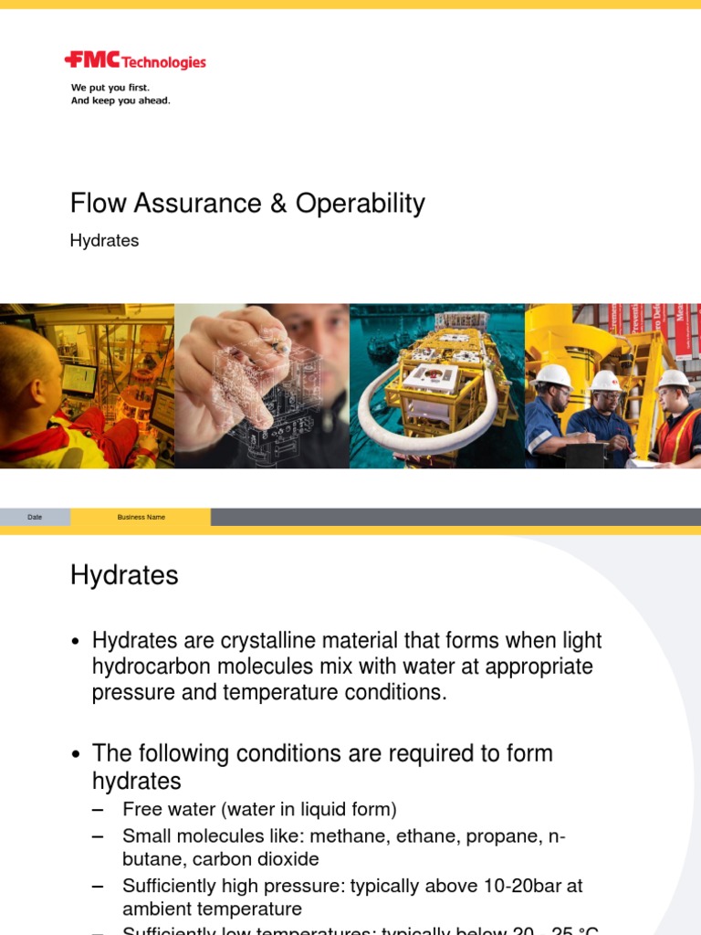 Flow Assurance & Operability: Hydrates | PDF | Temperature | Water