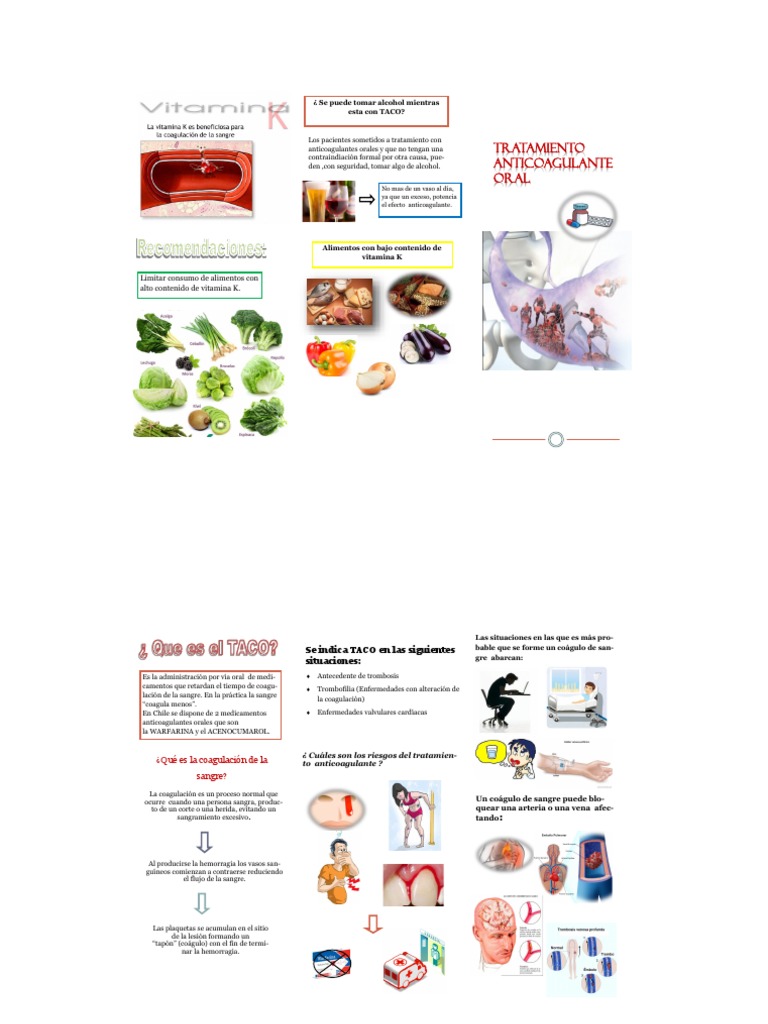 Taco 1 | PDF | Coagulación | Trombo