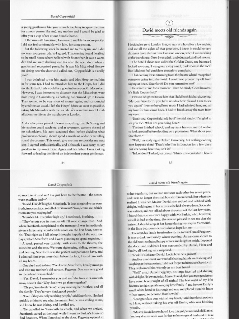 David Copperfield (Chapter 5 and 6) | PDF