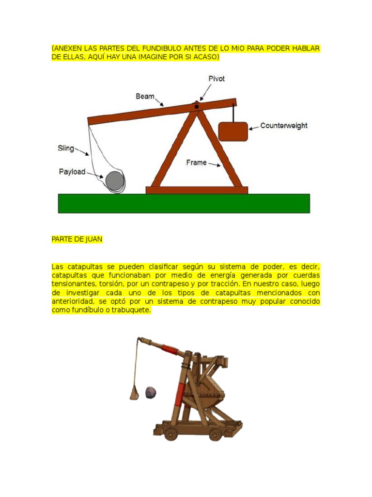 Tipos y diseño de catapultas y fundíbulos | PDF | Science | Física