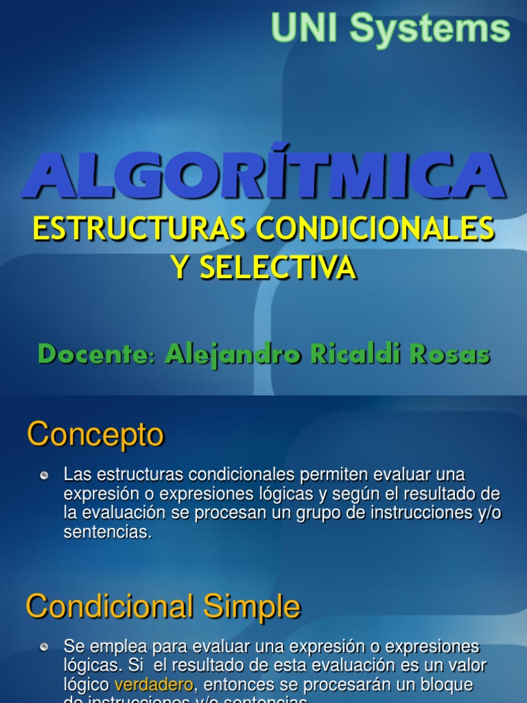 Java Estructuras Condicionales | PDF | Algoritmos | Lógica