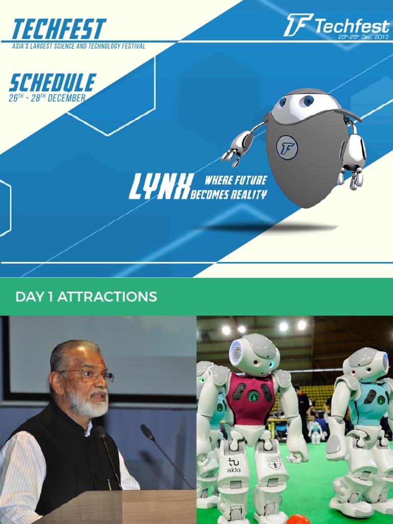 Techfest IIT Bombay 2025 Schedule | PDF | Leisure | Computing And ...