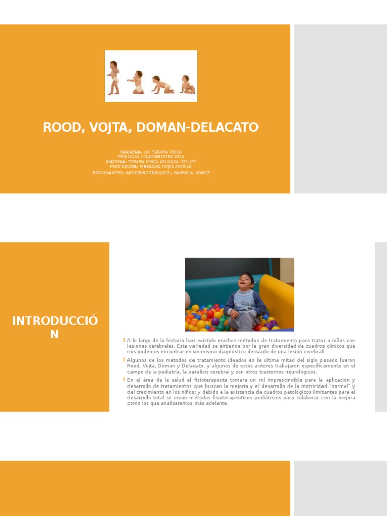 06 Rood, Vojta, Doman-Delacato | PDF | Parálisis cerebral | Cerebro