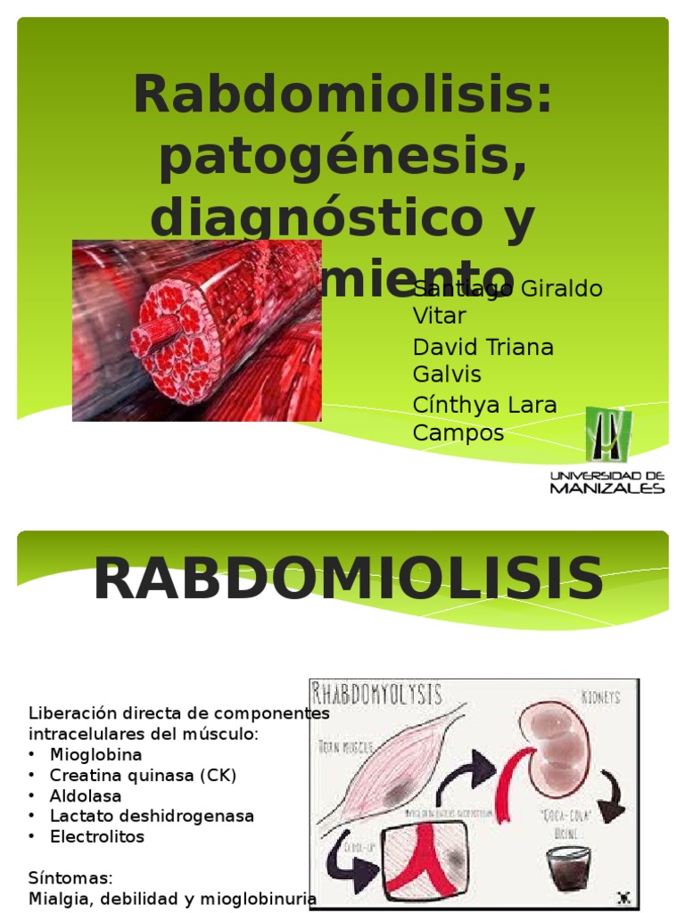Rabdomiolisis | PDF | Ciencias de la Salud | Medicina