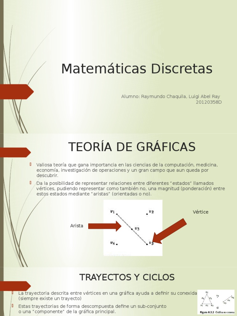Matemáticas Discretas | PDF | Teoría de grafos | Matriz (Matemáticas)