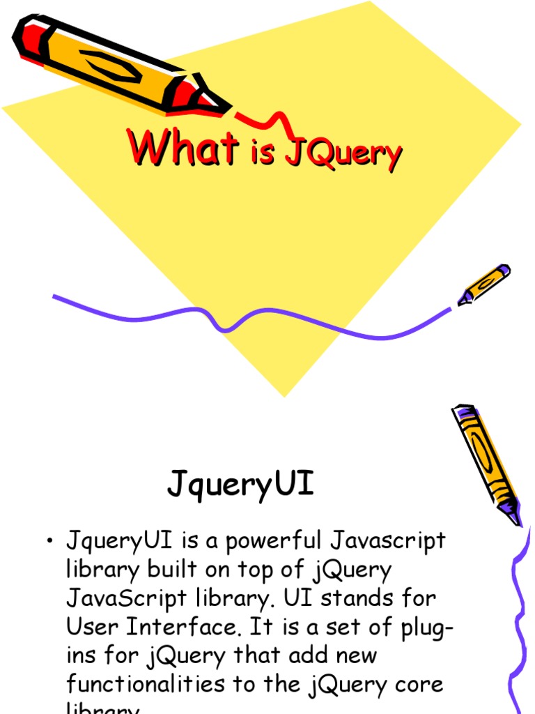 What Is JQuery | Download Free PDF | J Query | Web Development
