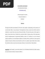 P-Delta Analysis in Structural Engineering | PDF | Stress (Mechanics ...