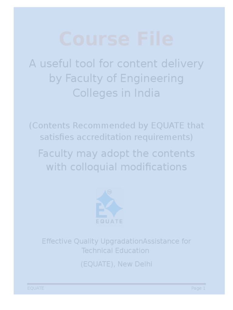 Basic 101 Course File | PDF | Diode | Semiconductors
