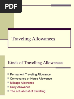 Central Govt TA/DA Rules Overview | PDF