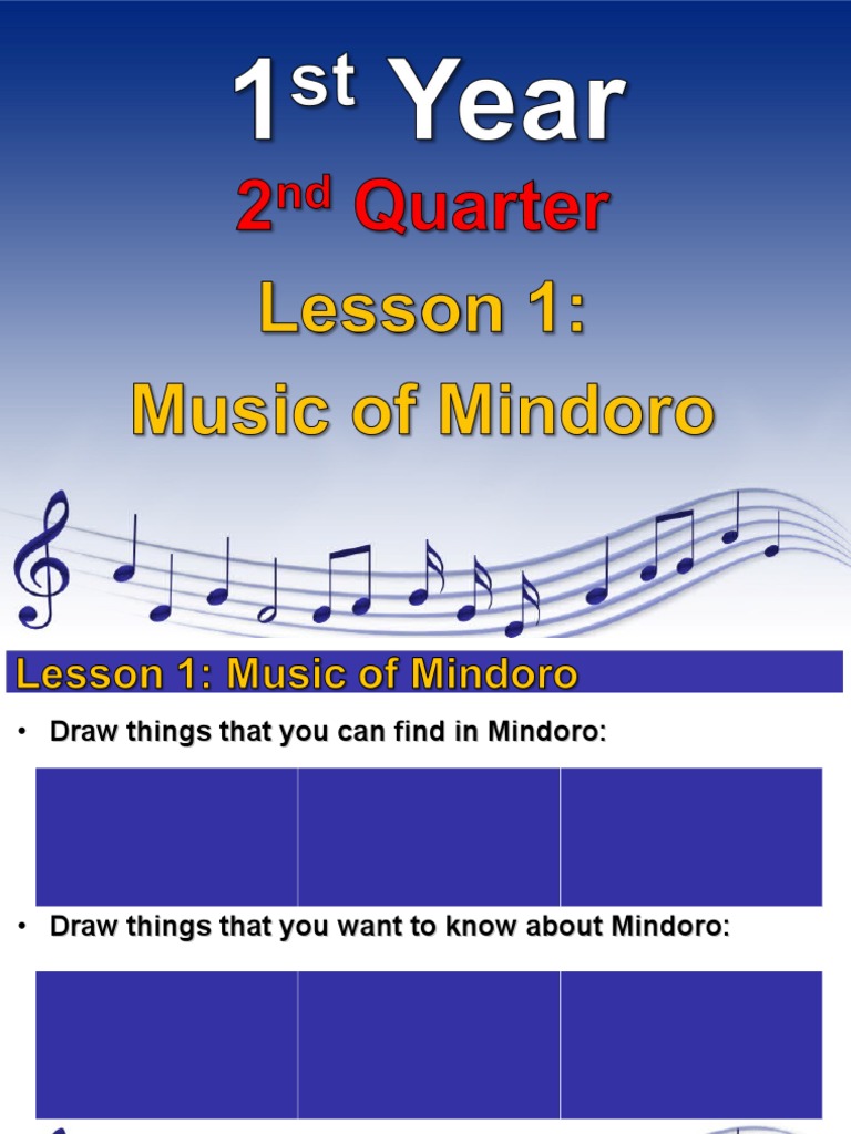 QTR 2 Lesson 1 in Music 7 | PDF | Musical Instruments | Entertainment