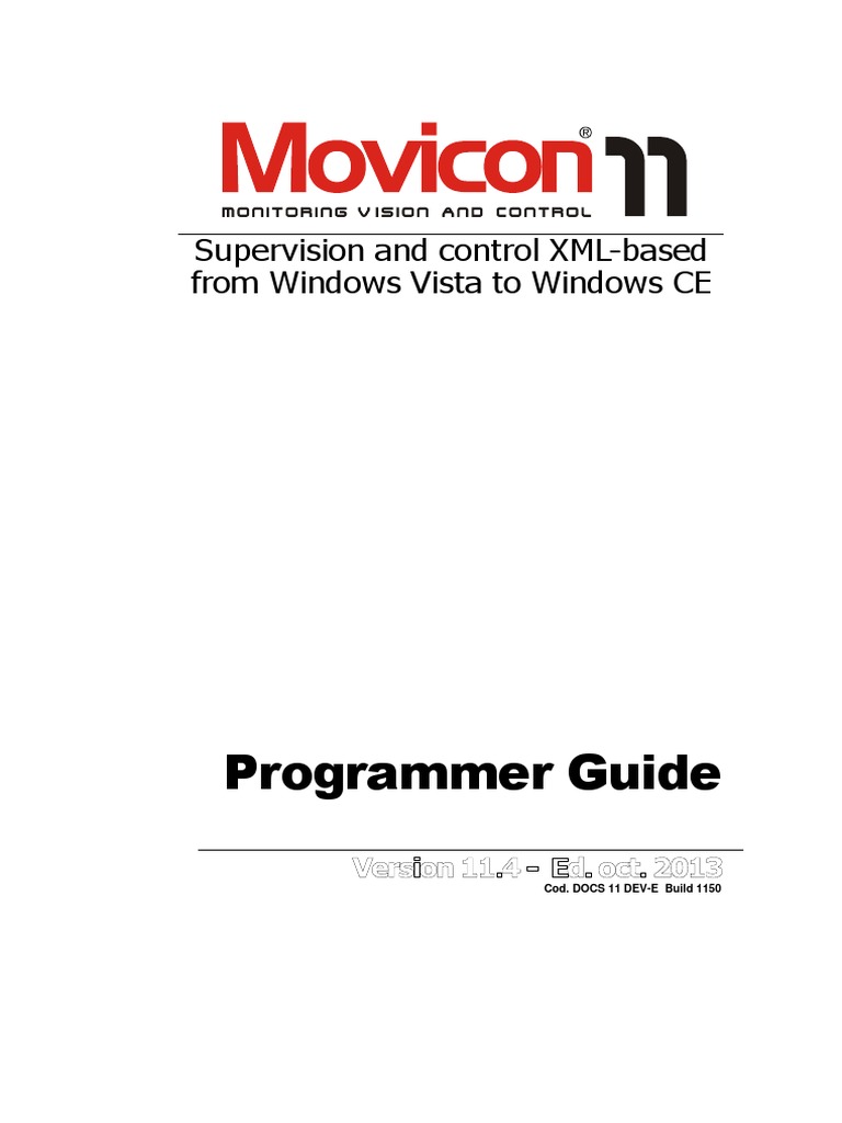 Man Eng Mov11.4 Movicon Programmer Guide | PDF | Databases | System ...