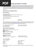20 Essential English Phrases For Hotel Receptionists | PDF | Bathroom ...