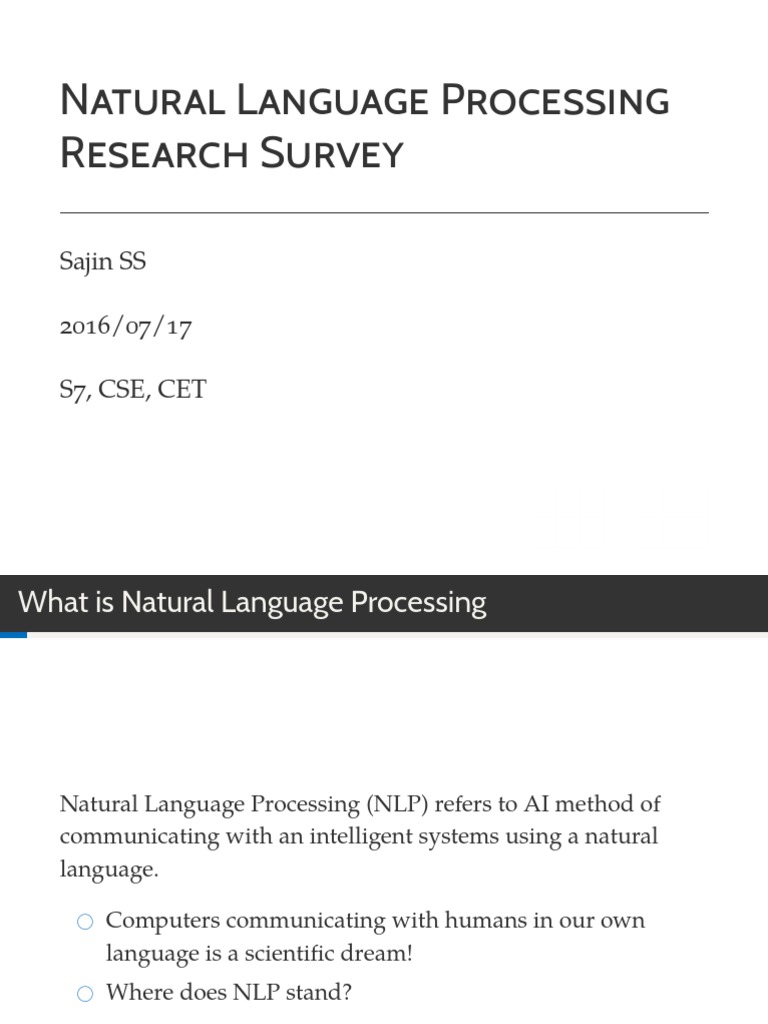 An Overview of the Evolution and Recent Advances in Natural Language ...