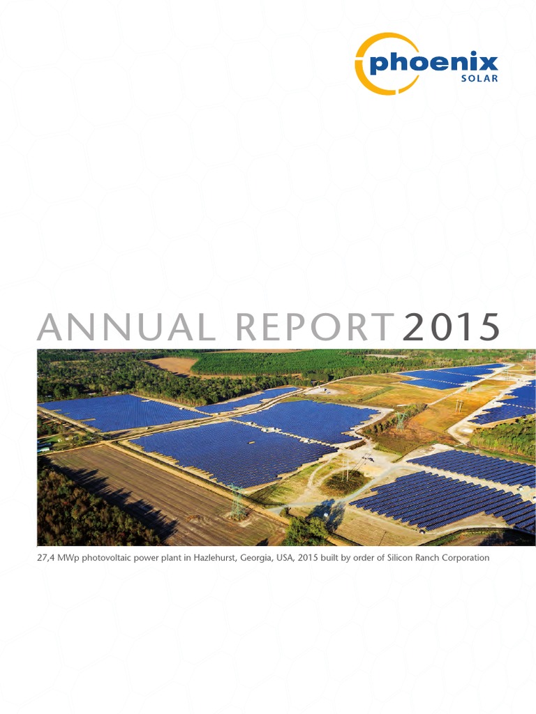 PhoenixSolar-Annual Report 2015 | PDF | Board Of Directors | Corporate ...
