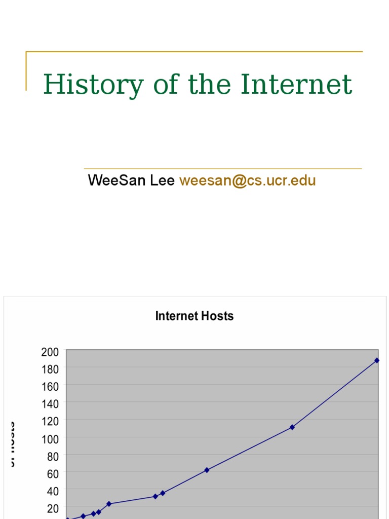 01 History of The Internet | PDF | Internet Protocols | Internet ...