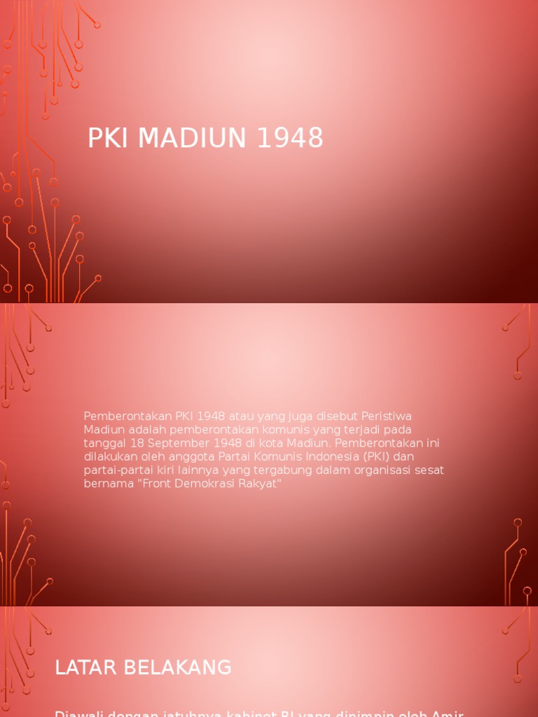 Pki Madiun 1948 | PDF