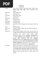 Skenario Sidang Praktik Peradilan Perdata | PDF