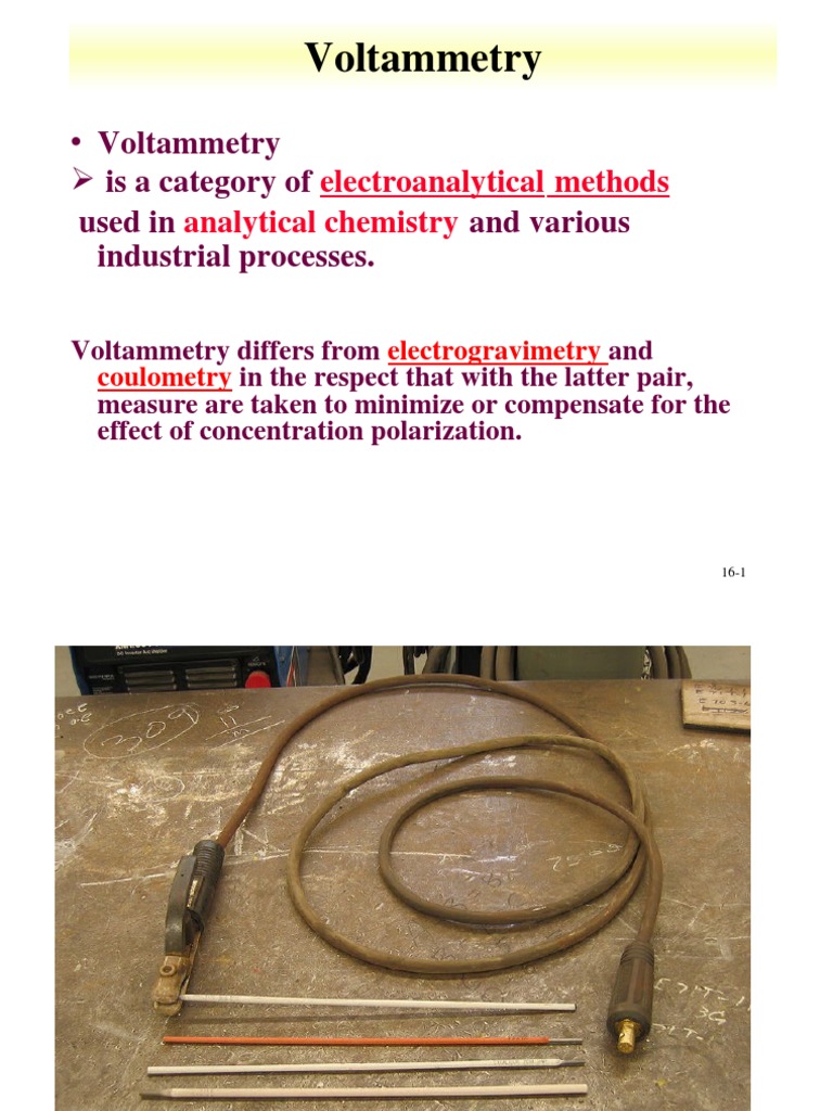 Voltammetry | PDF | Redox | Electrochemistry